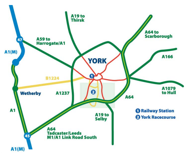 Getting Here | York Racecourse