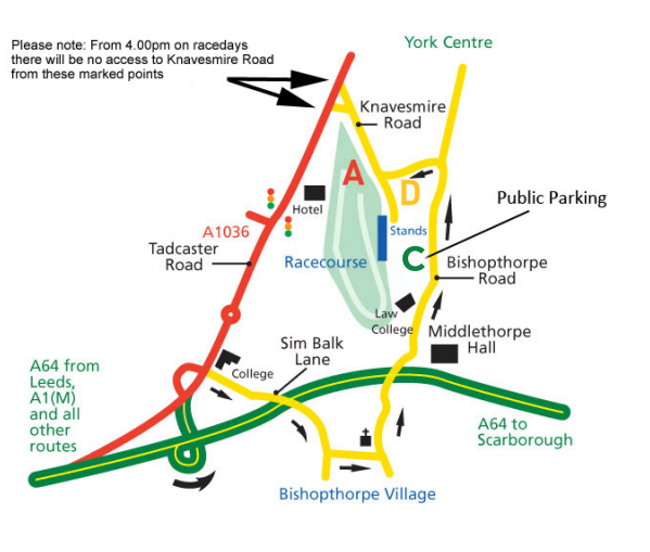 Getting Here | York Racecourse